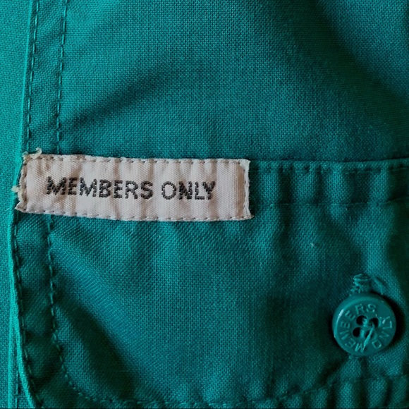 Members Only | Shirts | Vintage Members Only Collared Shirt | Poshmark